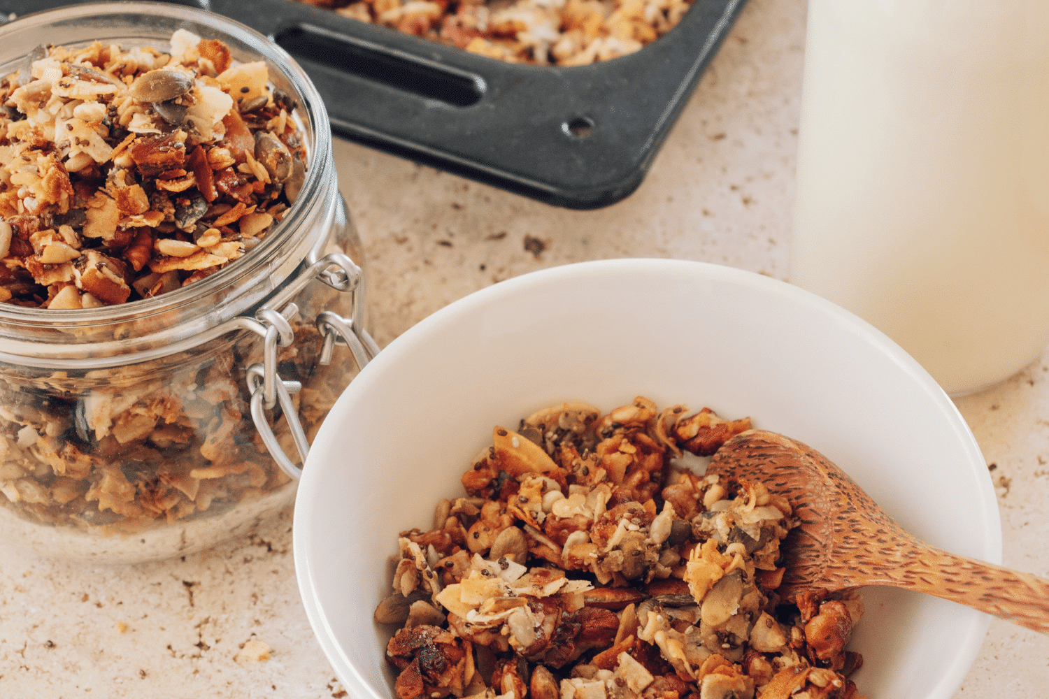 Grain-free Superfood Coconut Granola - Recipe by Eva Gaillot