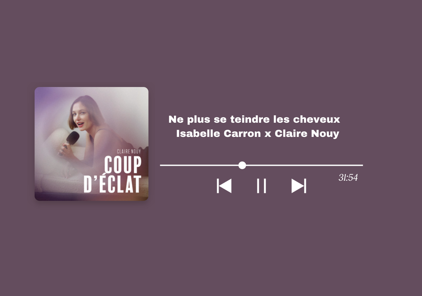 Arrêter de se teindre les cheveux - Isabelle Carron x Coup d'éclat de ...